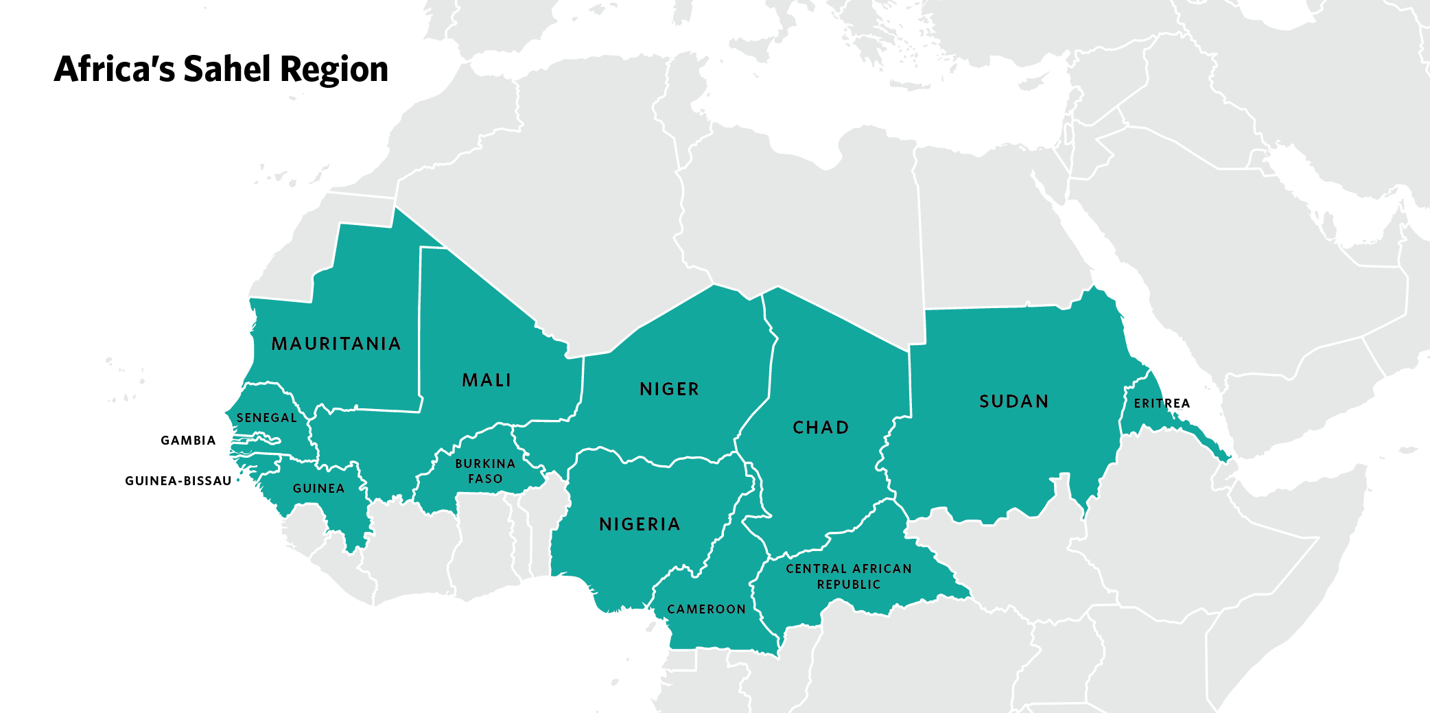 Mappa Africa Sahel Mali, Niger E Burkina Faso: Via Dall'Ecowas | ISPI
